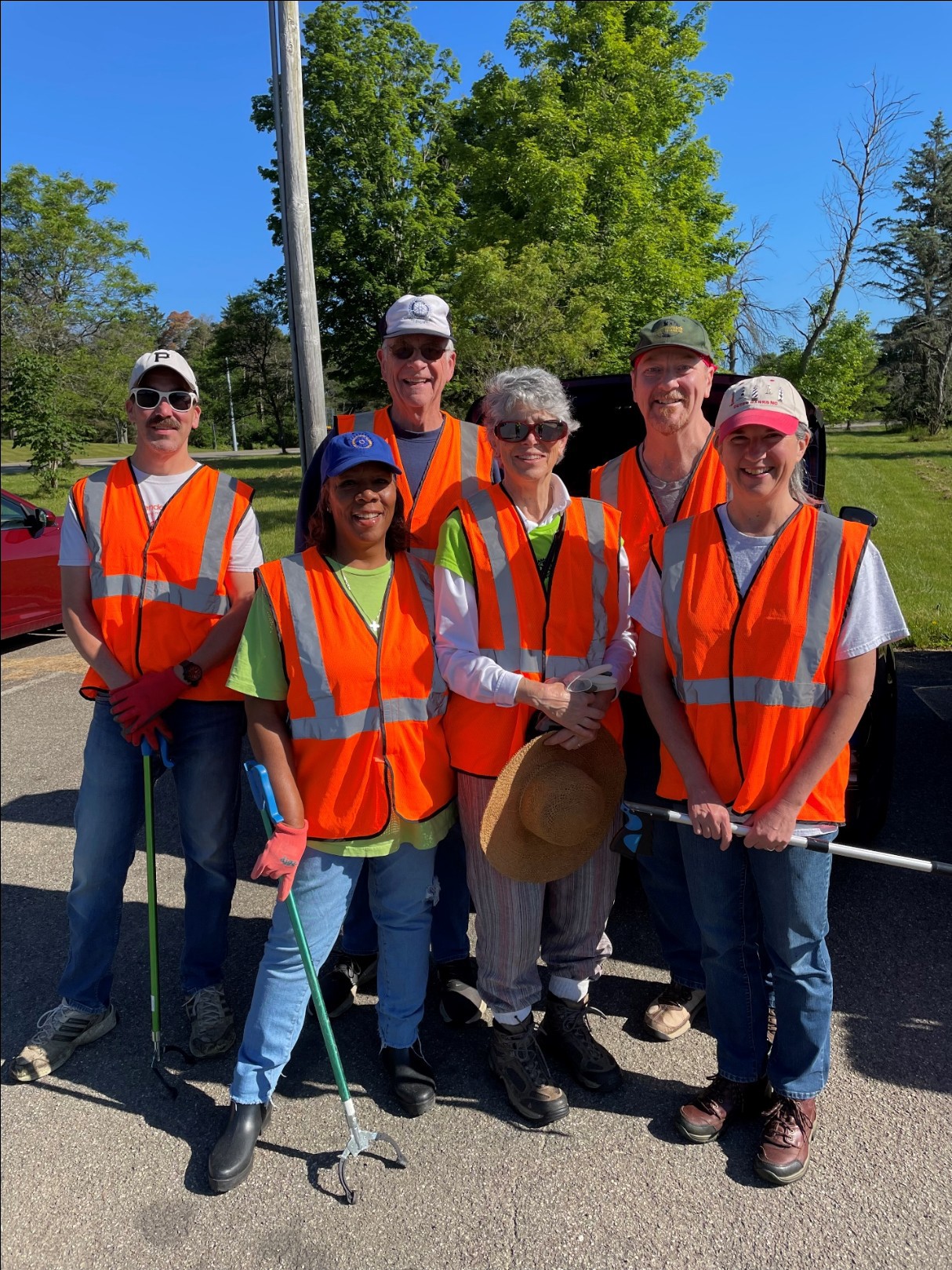 Rotarians Perform Highway Cleanup | News, Sports, Jobs - Post Journal